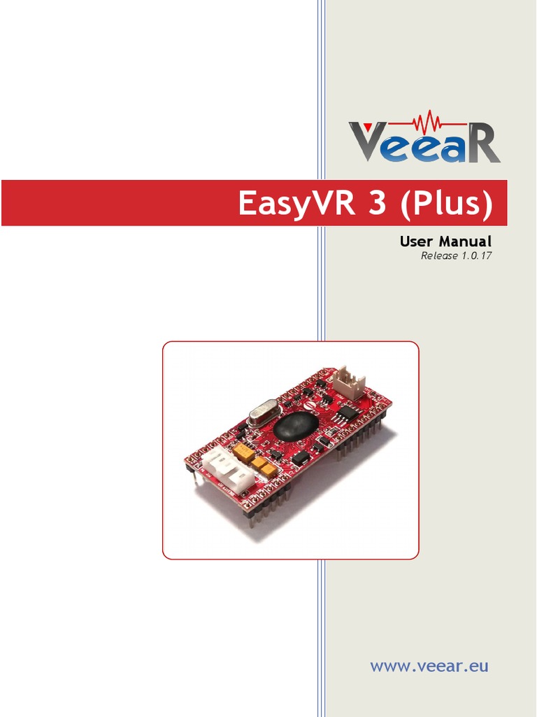 Easyvr 3 (Plus) : User Manual | PDF | Microphone | Electronic Engineering