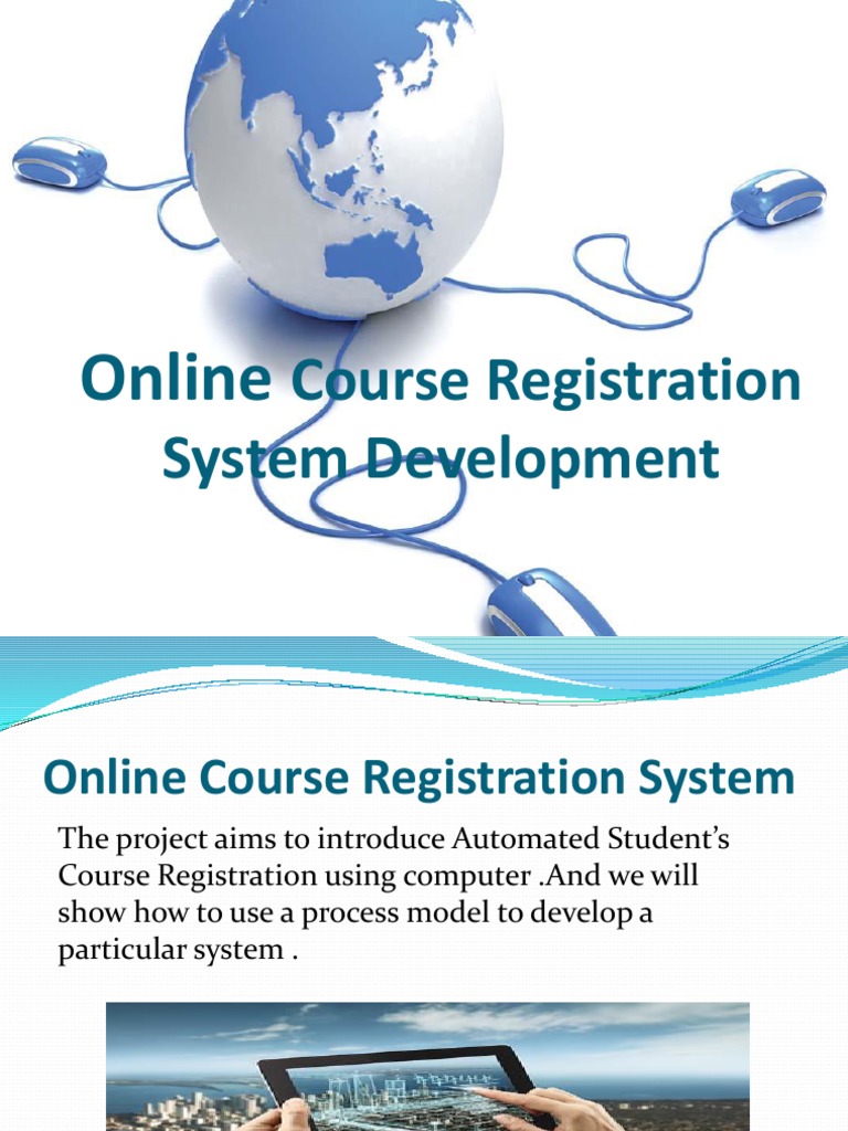 Online Course Registration Guide | PDF | Software Testing | Feasibility ...