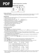 W3230 Temperature Controller Manual | PDF | Refrigerator | Relay