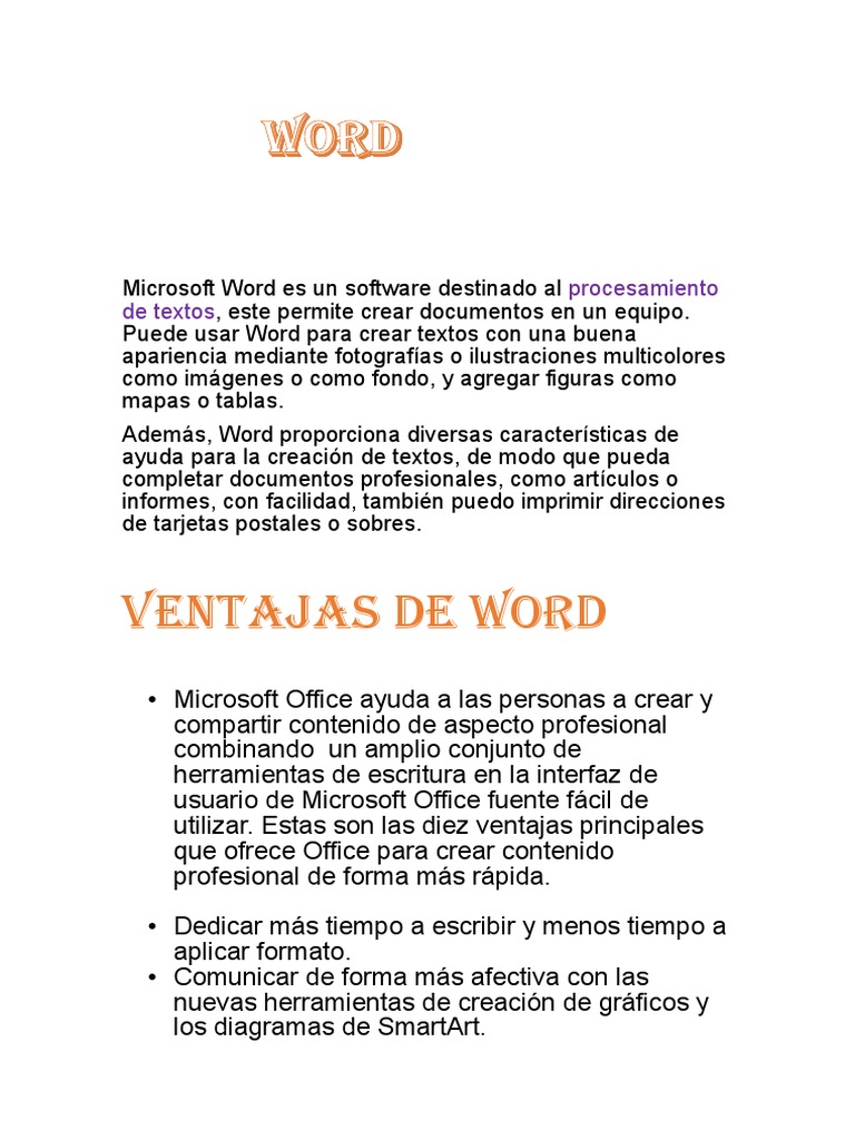 Informe Word | PDF | Microsoft Word | Microsoft Office