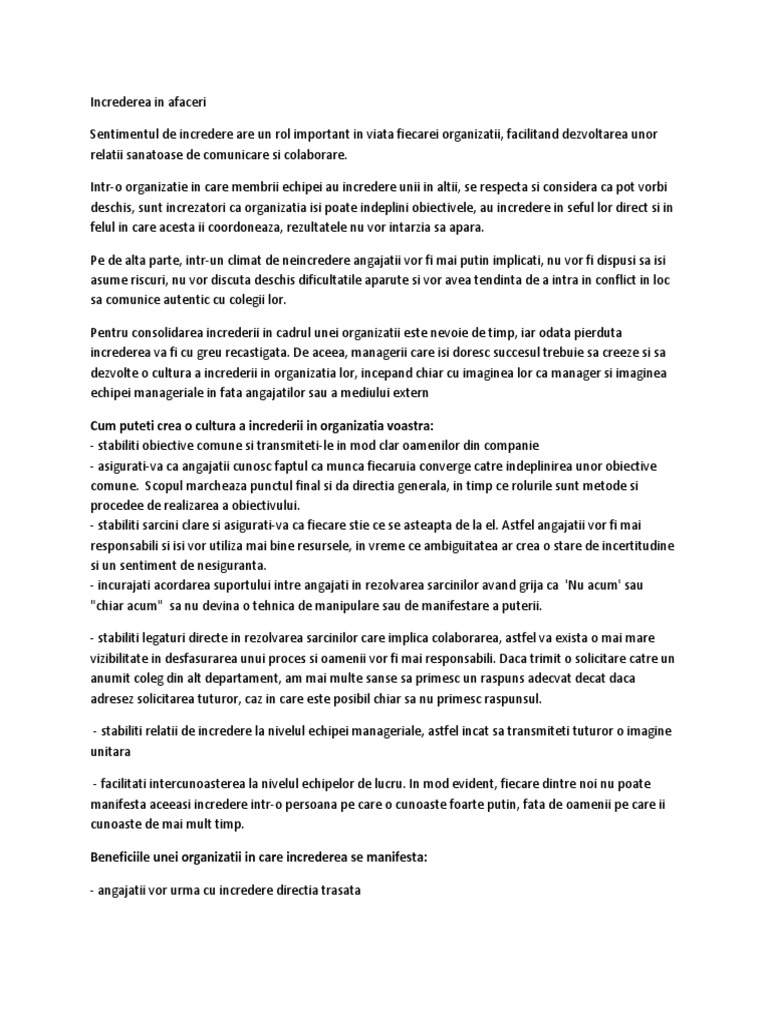 Increderea | PDF