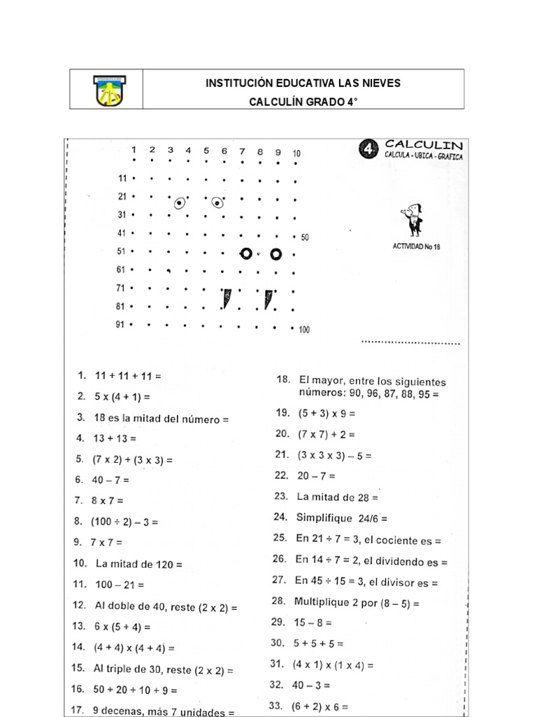 Calculín #16 | PDF