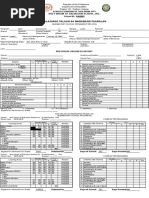 Elementary School Form 137-E Template | PDF | Further Education