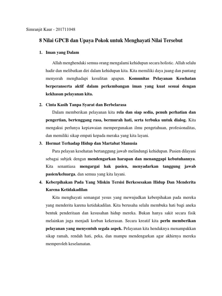 8 Nilai GPCB - Simranjit Kaur | PDF