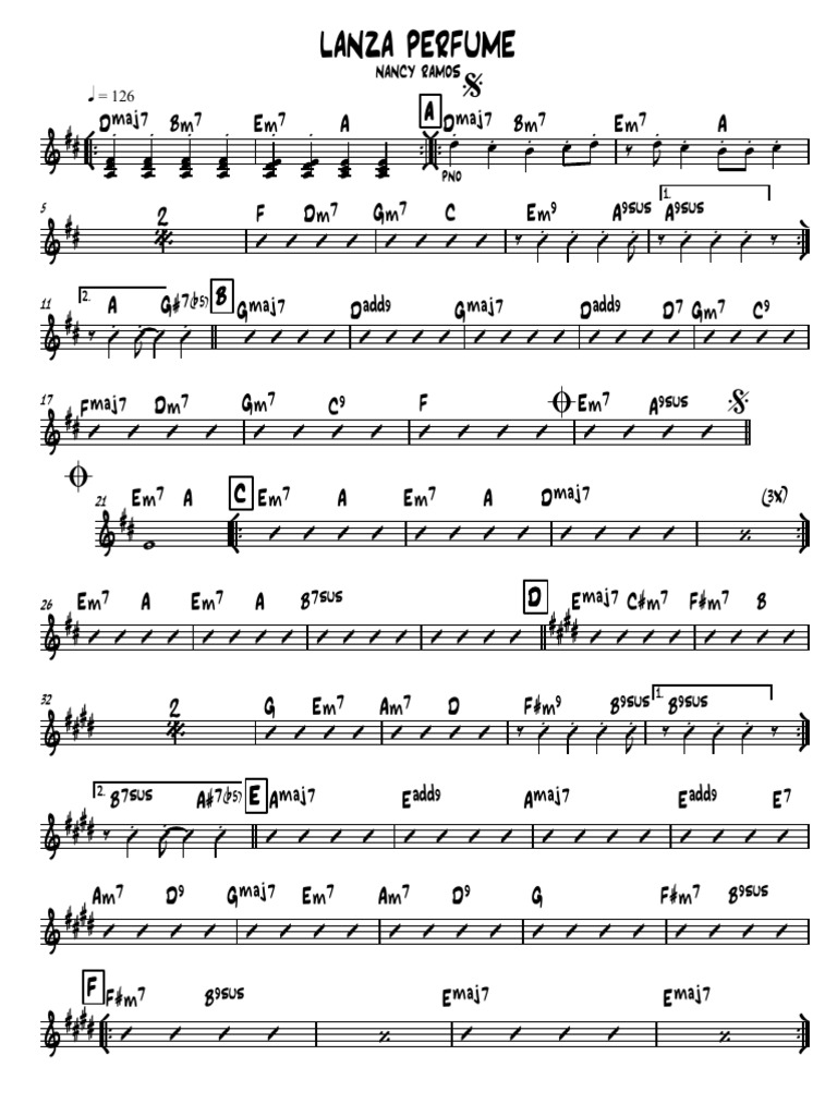 Lanza Perfume - Piano | PDF