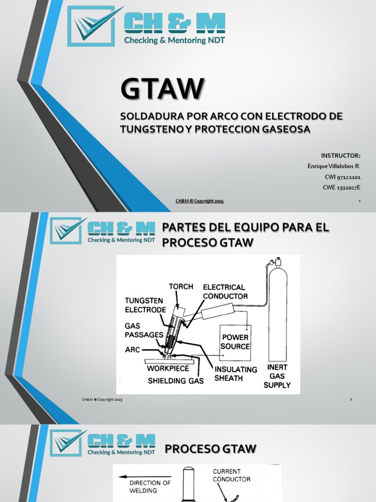 GTAW | PDF | Unión | Soldadura