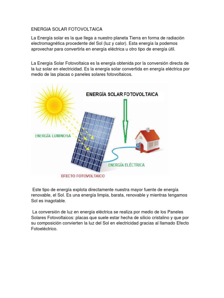 Qué Son Los Paneles Solares | PDF | Energía solar | Semiconductores