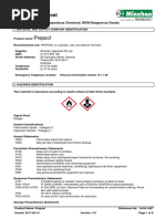 MSDS Armohib 28 (Corrosion Inhibitor) | PDF | Toxicity | Personal Protective Equipment
