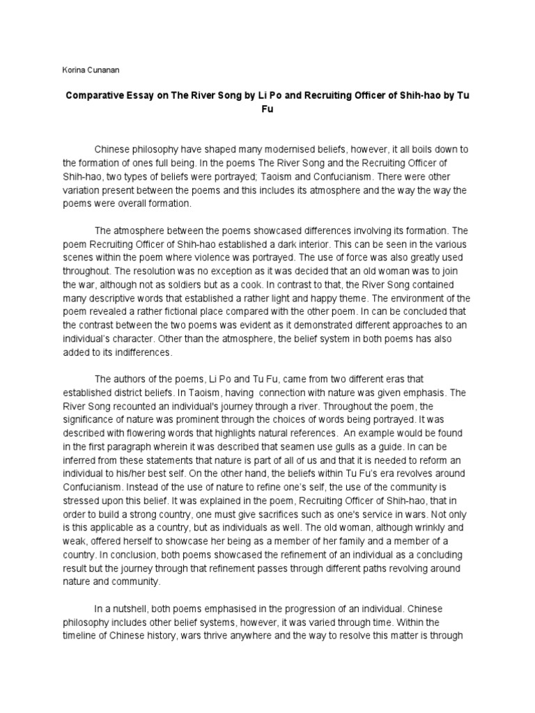 Untitled Document PDF | PDF | Poetry | Confucianism