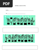 Vocabulario en LSM Objetos de La Escuela | PDF