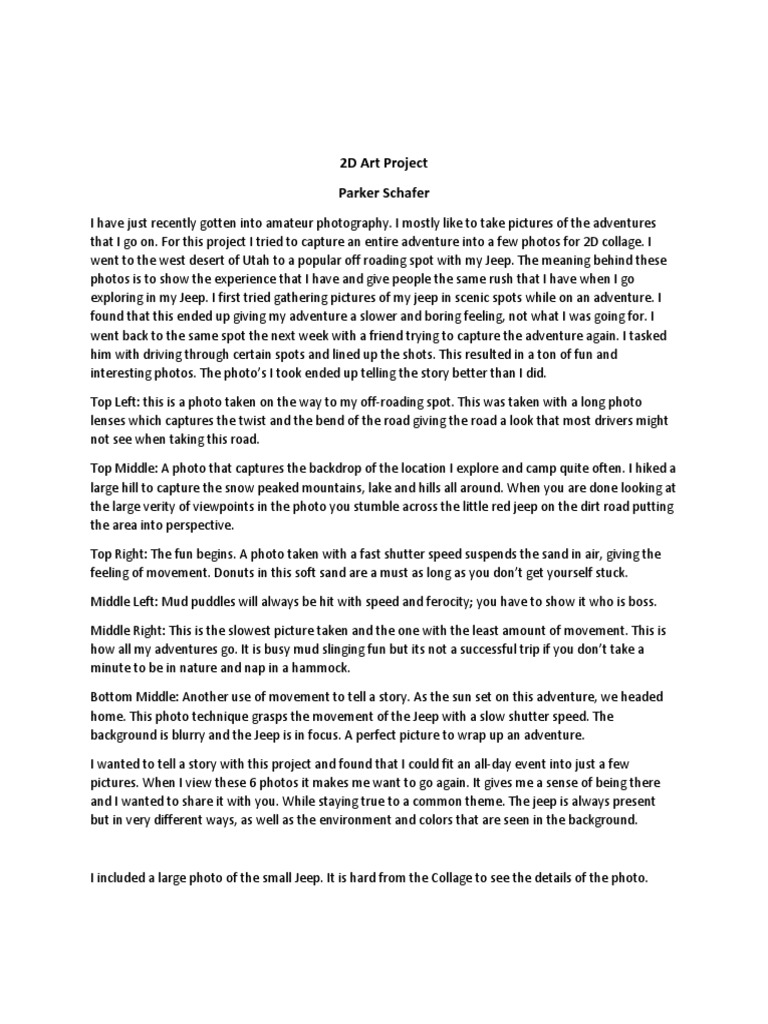 2d Art Project | PDF