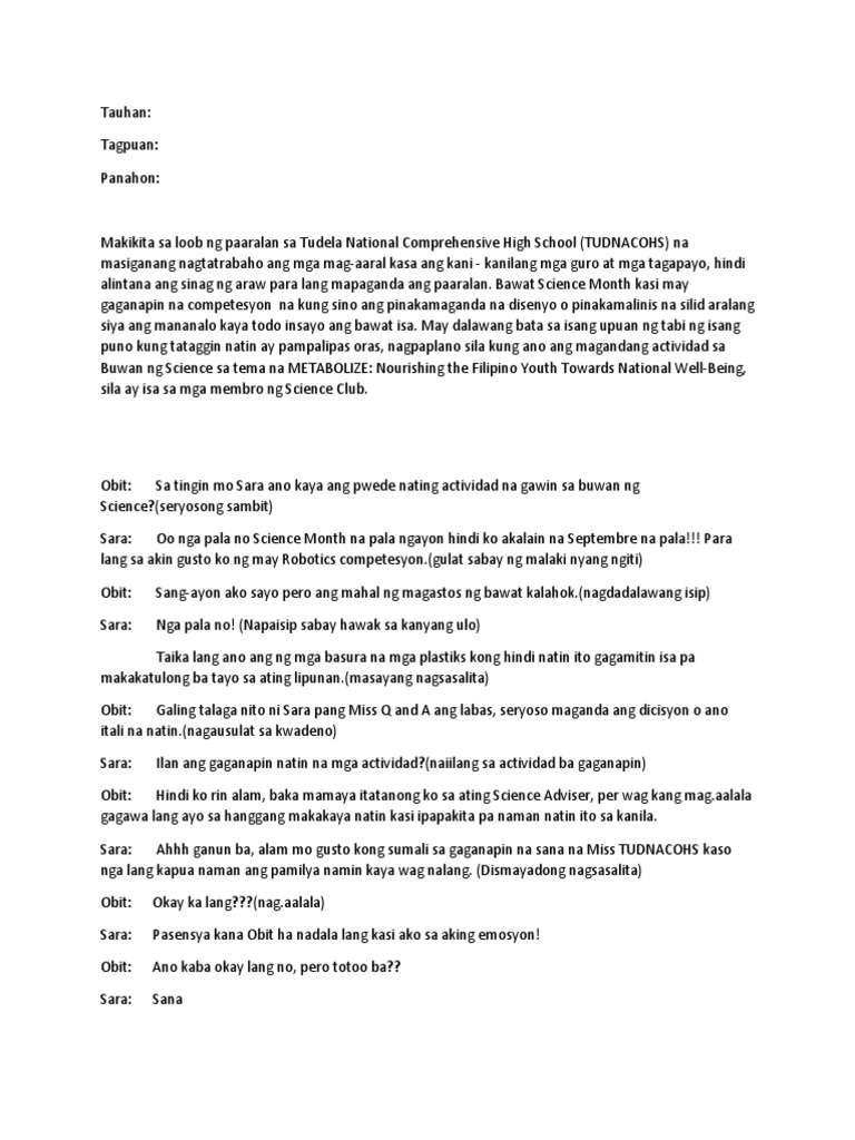 One Act Play | PDF