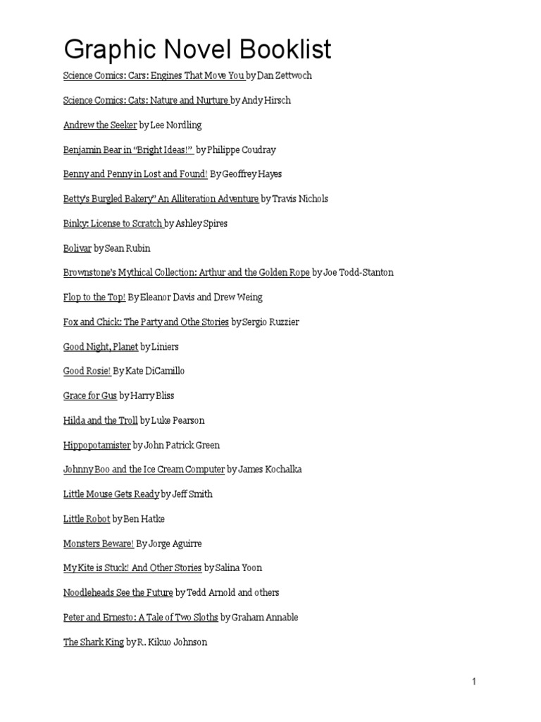 Graphic Novels | Download Free PDF | Comics People | Comics Creators