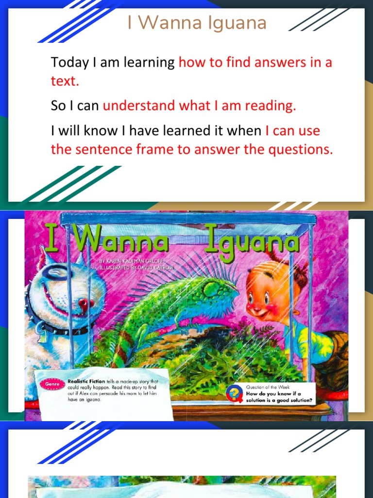 I Wanna Iguana | PDF