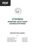 Steel Truss Stadium Design Overview | PDF | Structural Load | Truss
