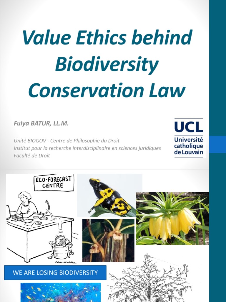 2012-06-01 Value Ethics Behind Biodiversity Conservation Law | PDF ...