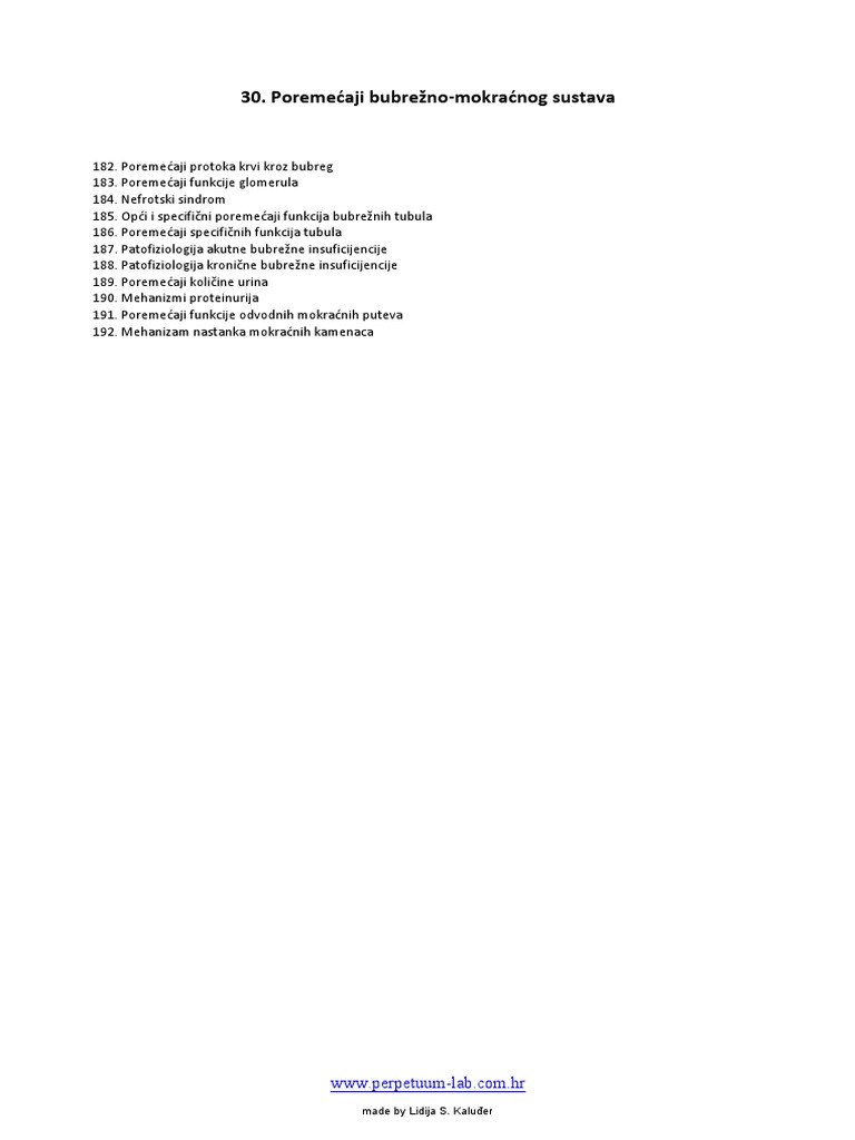 Bubreg | PDF