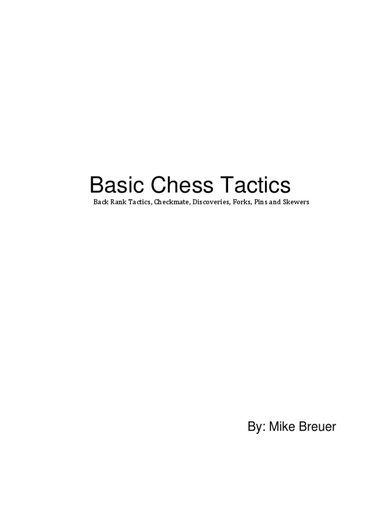 60 Basic Tactics | PDF | Competitive Games | Board Games