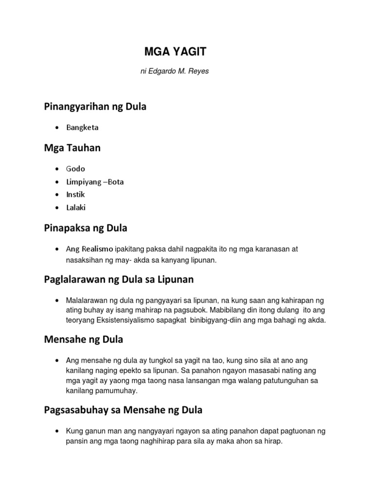 1.mga Yagit | PDF