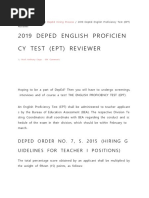EPT Sample Test | PDF
