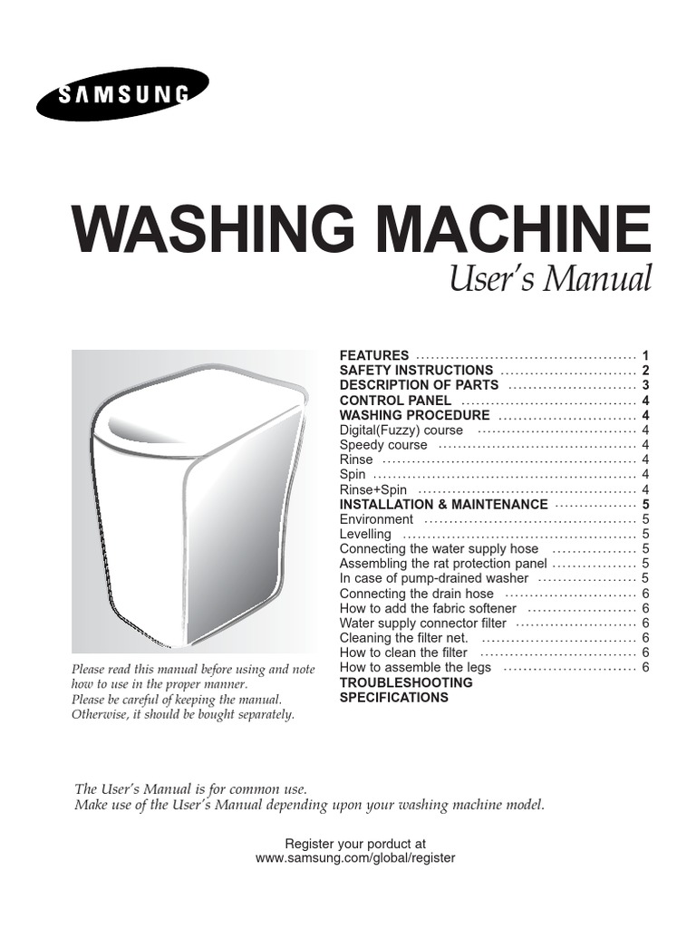 Lavadora | PDF | Washing Machine | Manufactured Goods