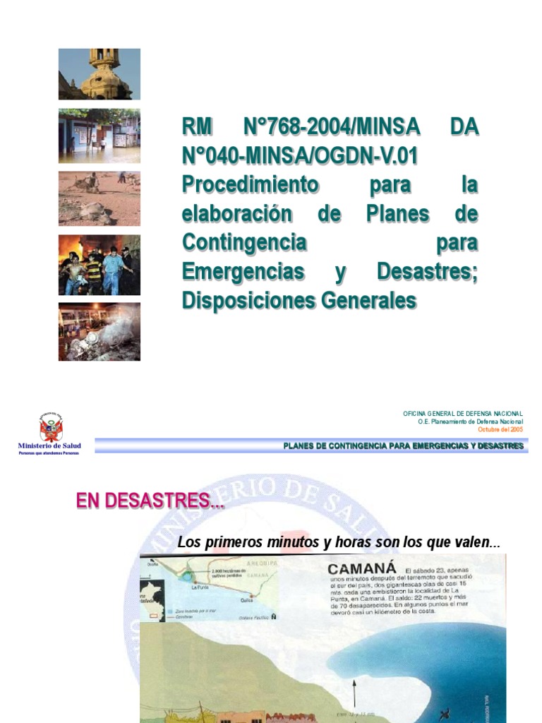 RM Plan de Contigencia | PDF | Planificación | Vulnerabilidad