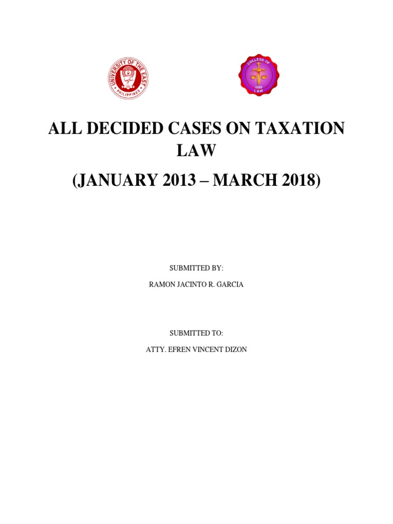 Tax Cases | PDF | Value Added Tax | Taxes