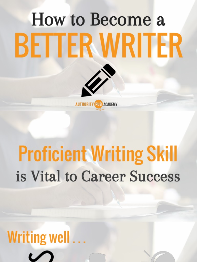 How To Become A Better Writer | PDF | Writers | Cognitive Science