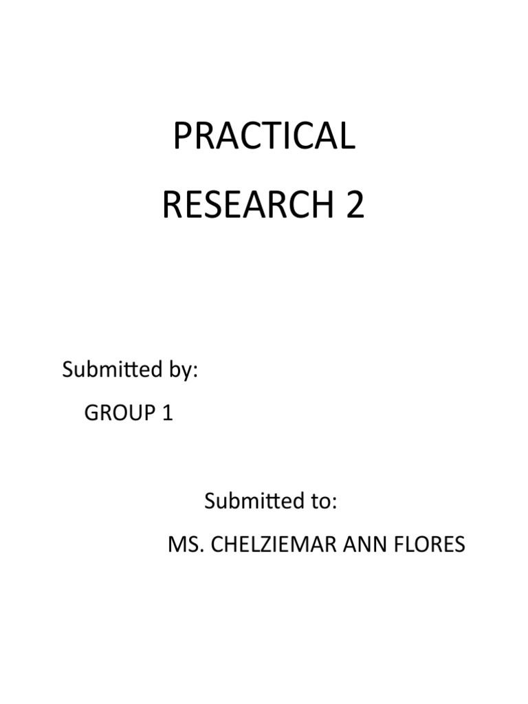 Practical Research | PDF | Statistics | Quantitative Research