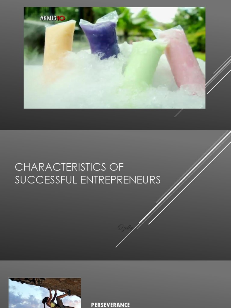 Characteristics of Successful Entrepreneurs | PDF | Entrepreneurship ...