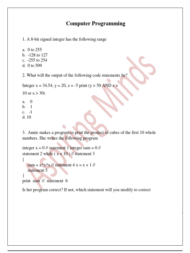Computer Programming | PDF | Teaching Methods & Materials | Technology & Engineering