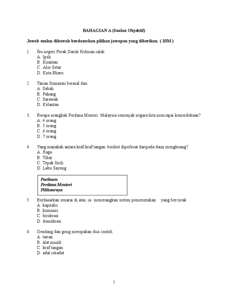 Soalan Peralihan | PDF