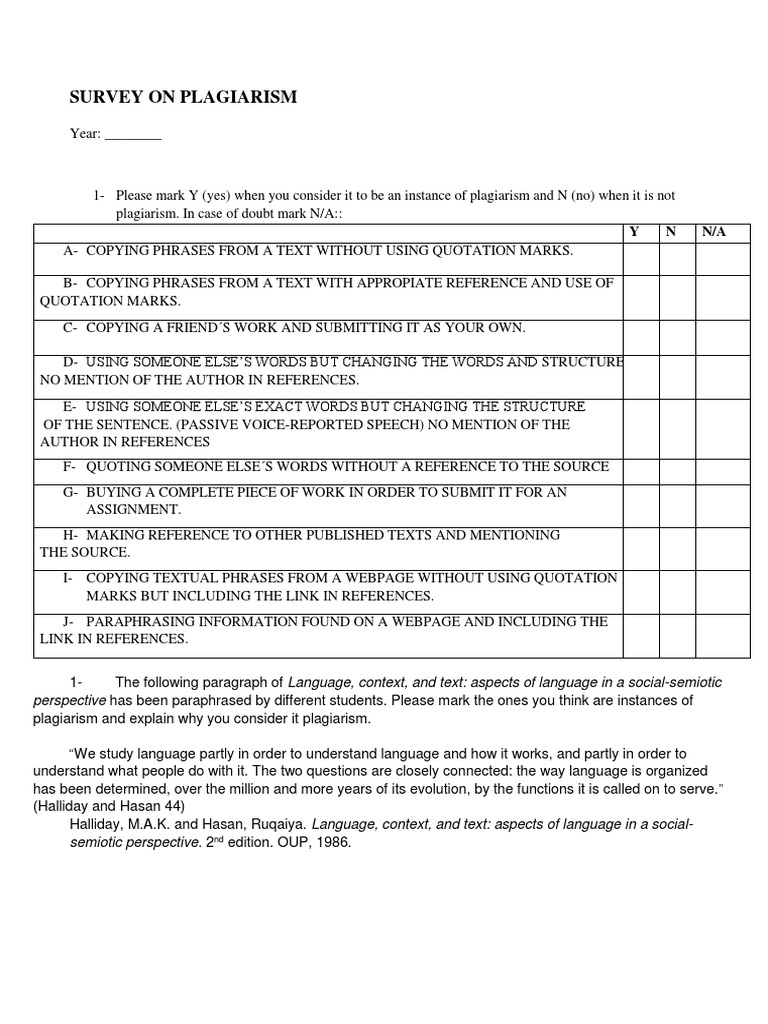 Survey On Plagiarism | PDF | Plagiarism | Phrase