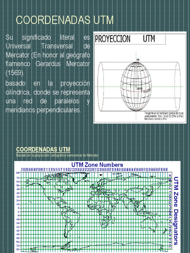 Coordenadas Utm | PDF | Métodos y materiales de enseñanza | Ciencia y ...