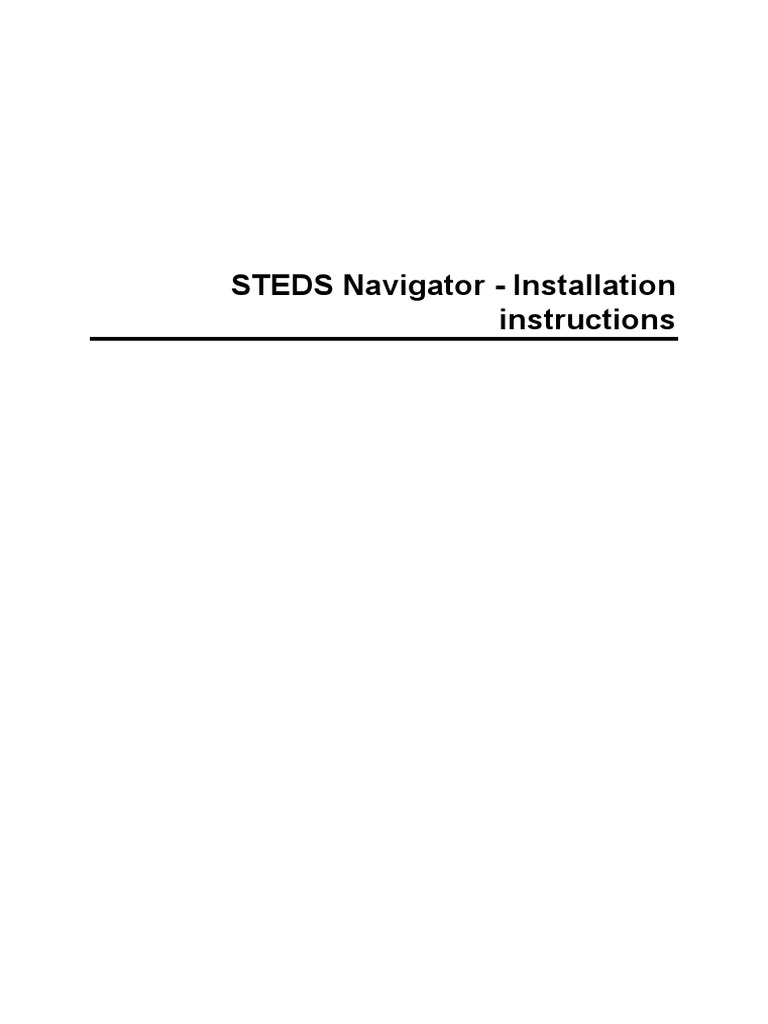 Sted Installation Guide | PDF | Windows 7 | Dvd
