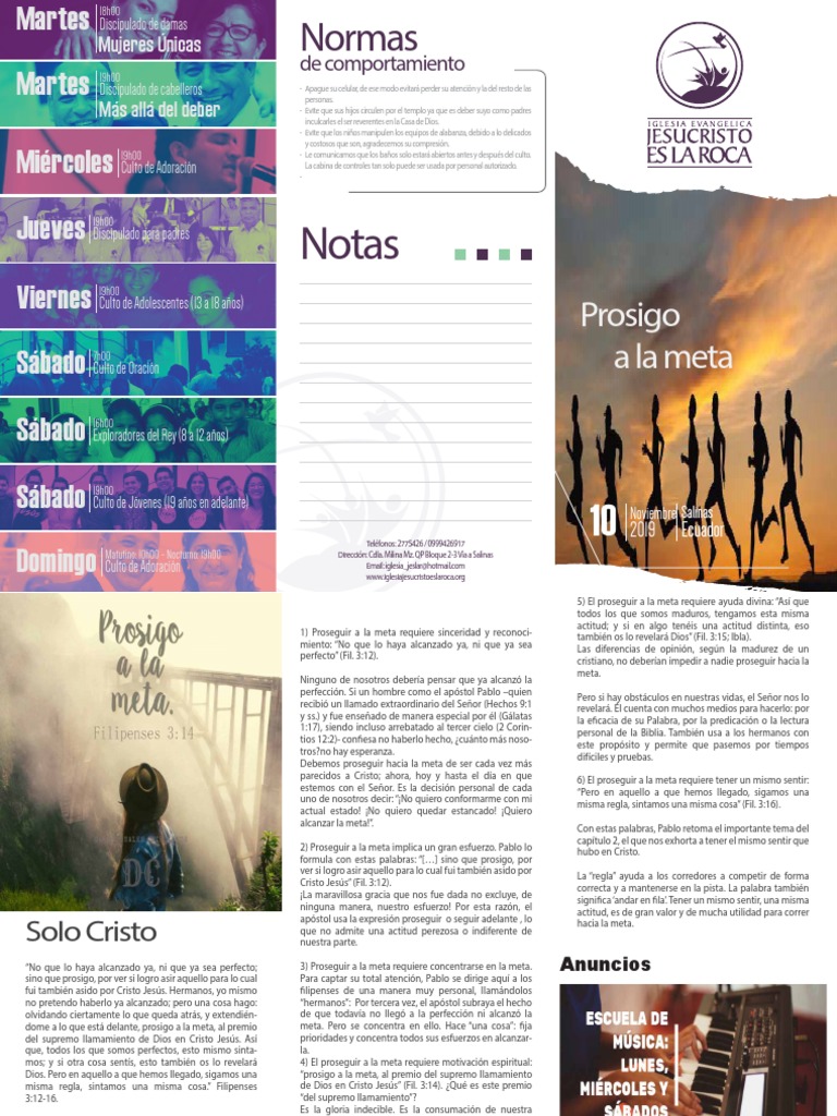 Prosigo A La Meta | PDF | Cristo (título) | Pablo el apóstol