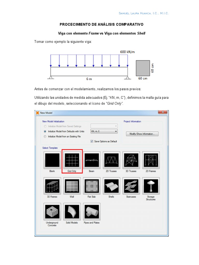 Analisis de Una Viga Con Sap2000 | PDF | Informática y tecnología de la ...