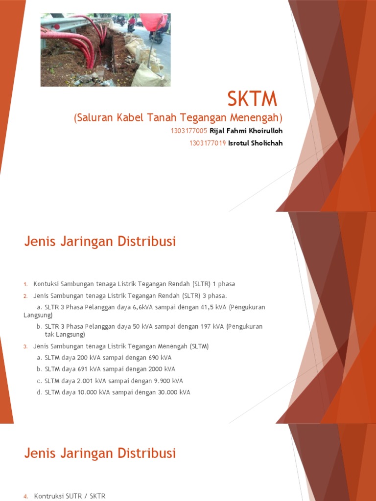 Konstruksi dan Pemasangan SKTM Kabel | PDF