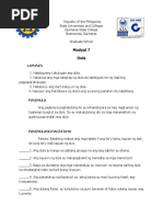 Dula PPT (Lesson Plan) | PDF