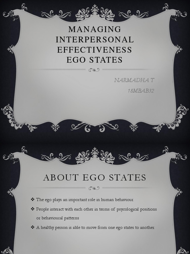 Managing Interpersonal Effectiveness | PDF