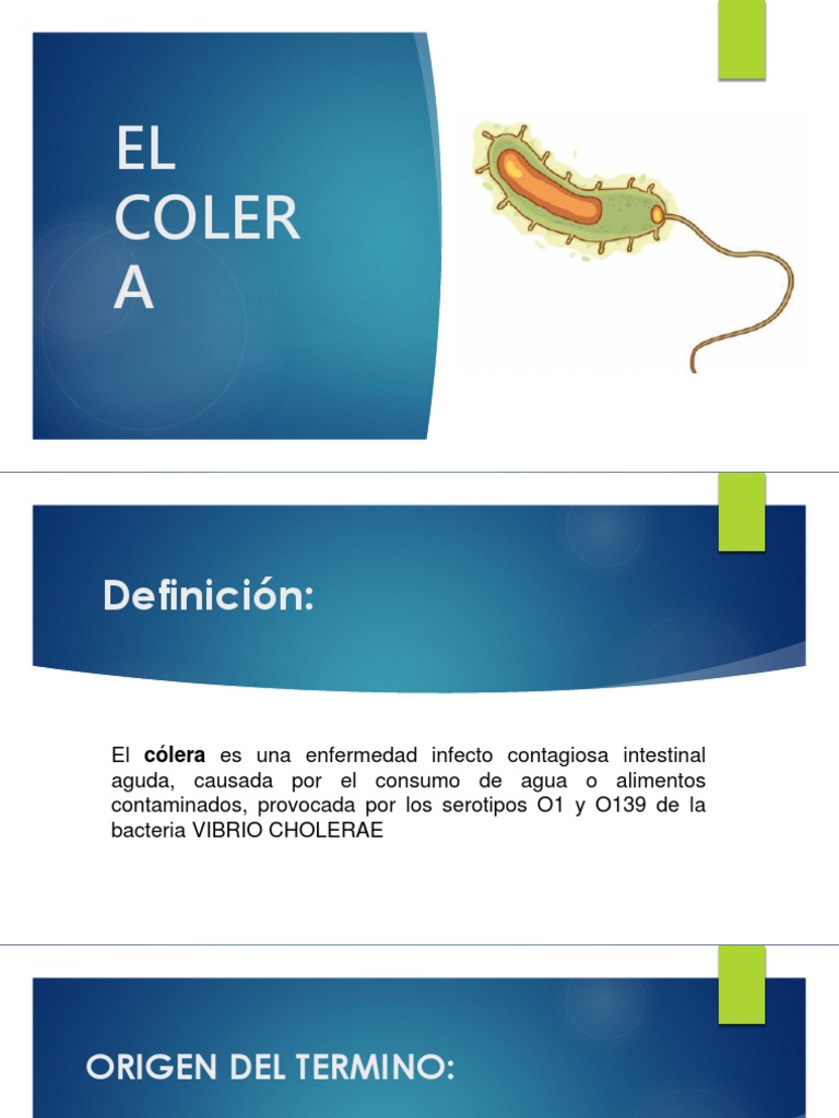 Cólera: Historia y Tratamiento | PDF | Cólera | Diarrea
