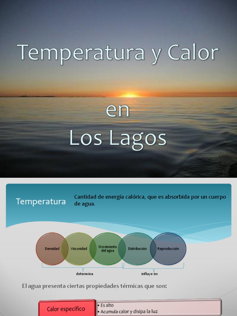 Temperatura y Calor - PPTX 1.Pptx2 | PDF | Oxígeno | lago