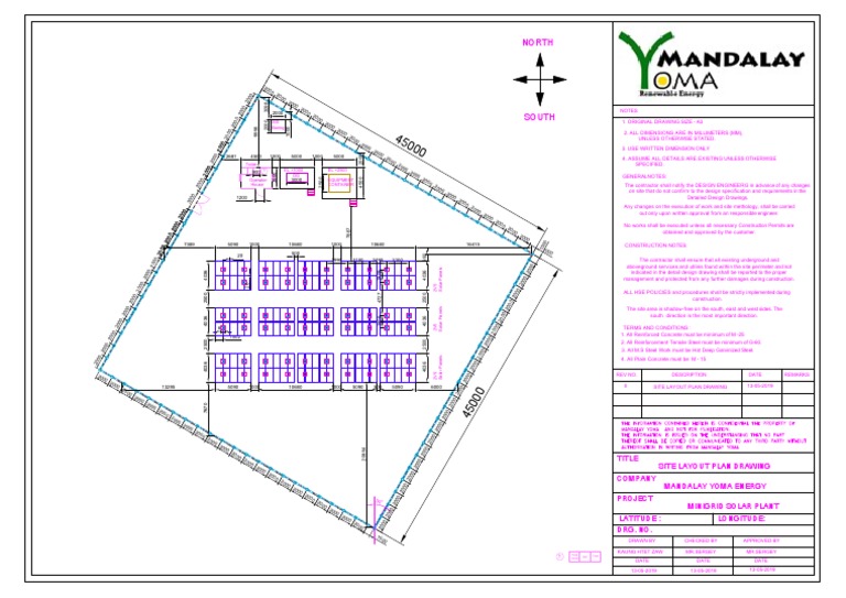Site Layout Solar | PDF | Civil Engineering | Engineering