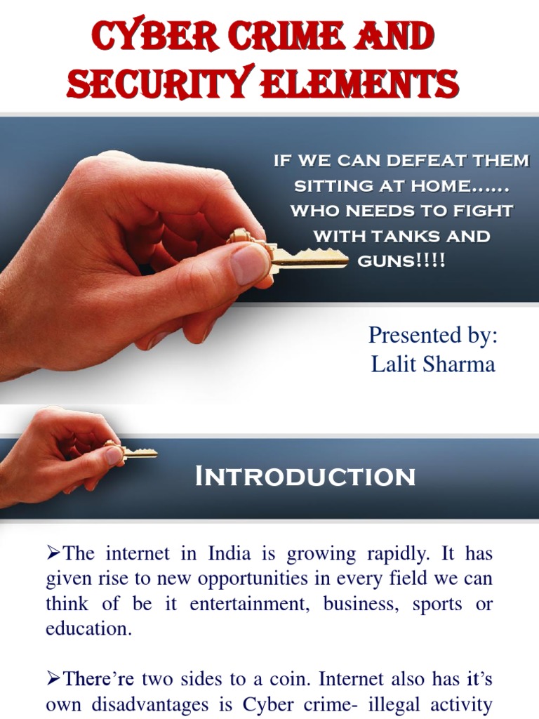 Cyber Crime & Security Elements | PDF | Computer Security | Security