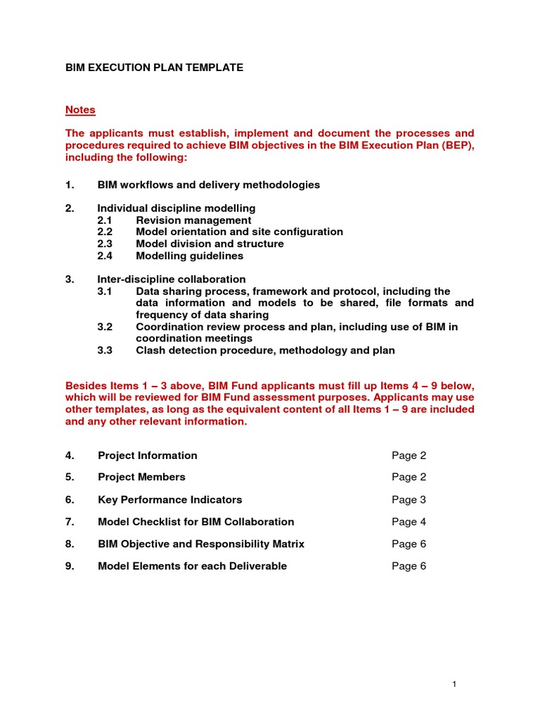 Post BIM Execution Plan Guid | PDF | Building Information Modeling ...