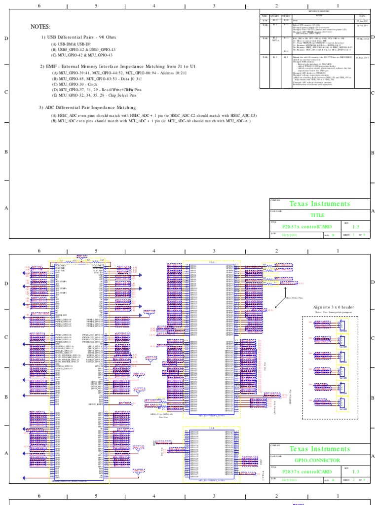 F2837x 180controlCARD R1 3 SCH 02oct2015 | PDF | Electronic Circuits ...