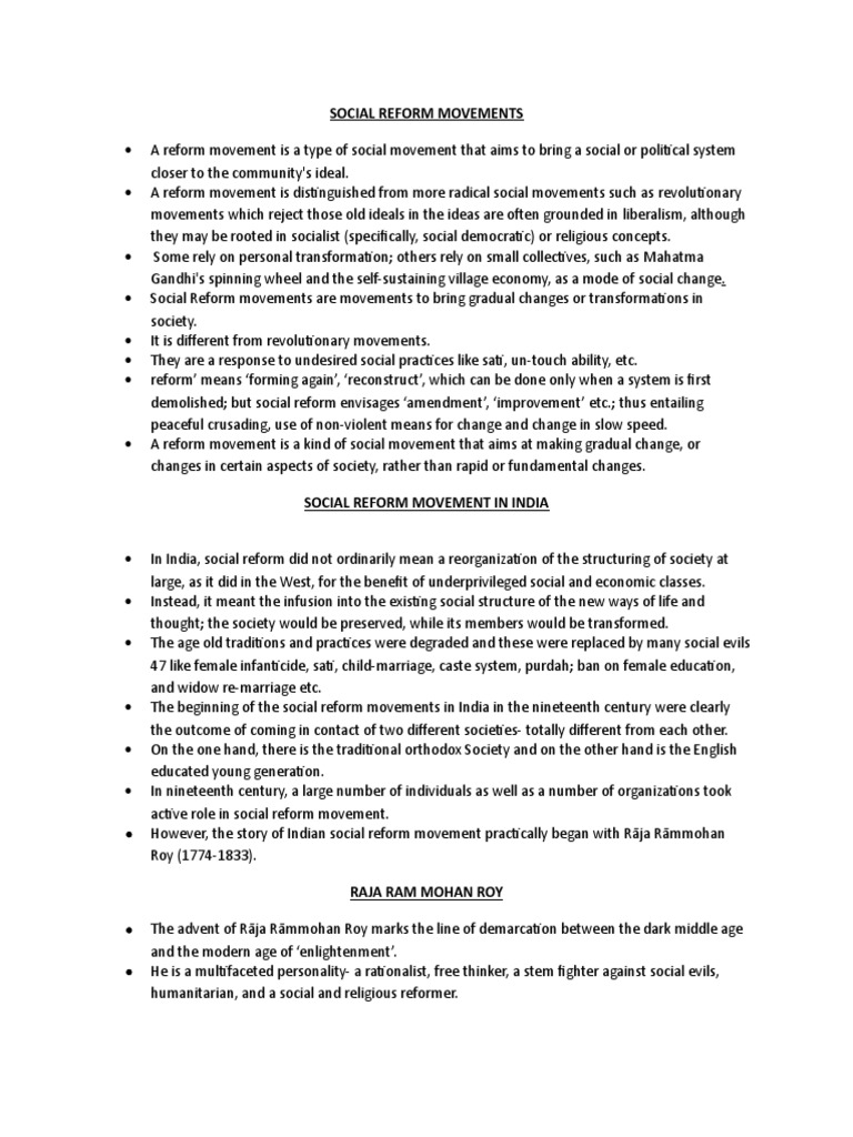Social Reform Movements | PDF | Jainism | Religion And Belief
