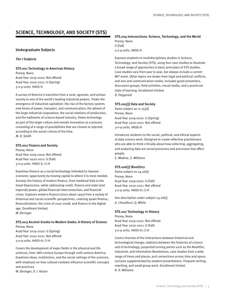 STS Science Technology and Society | PDF | Physics | Science