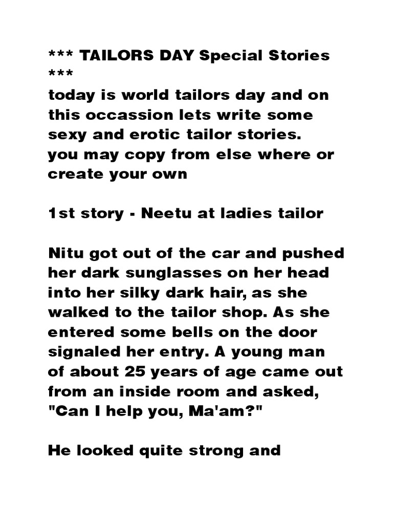 Tailore Story 1 | PDF | Skirt | Breast