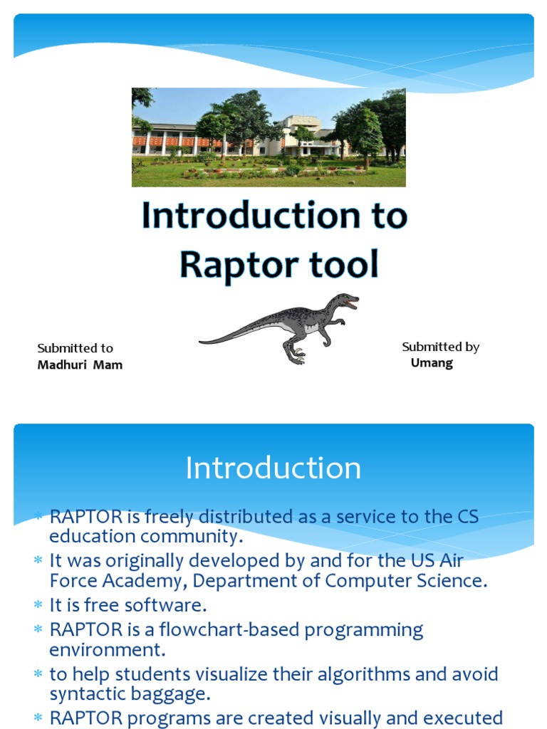 Raptor Tool | PDF | Fahrenheit | Computer Program